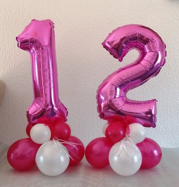 Cijfer 12 op voetje - CosyFun